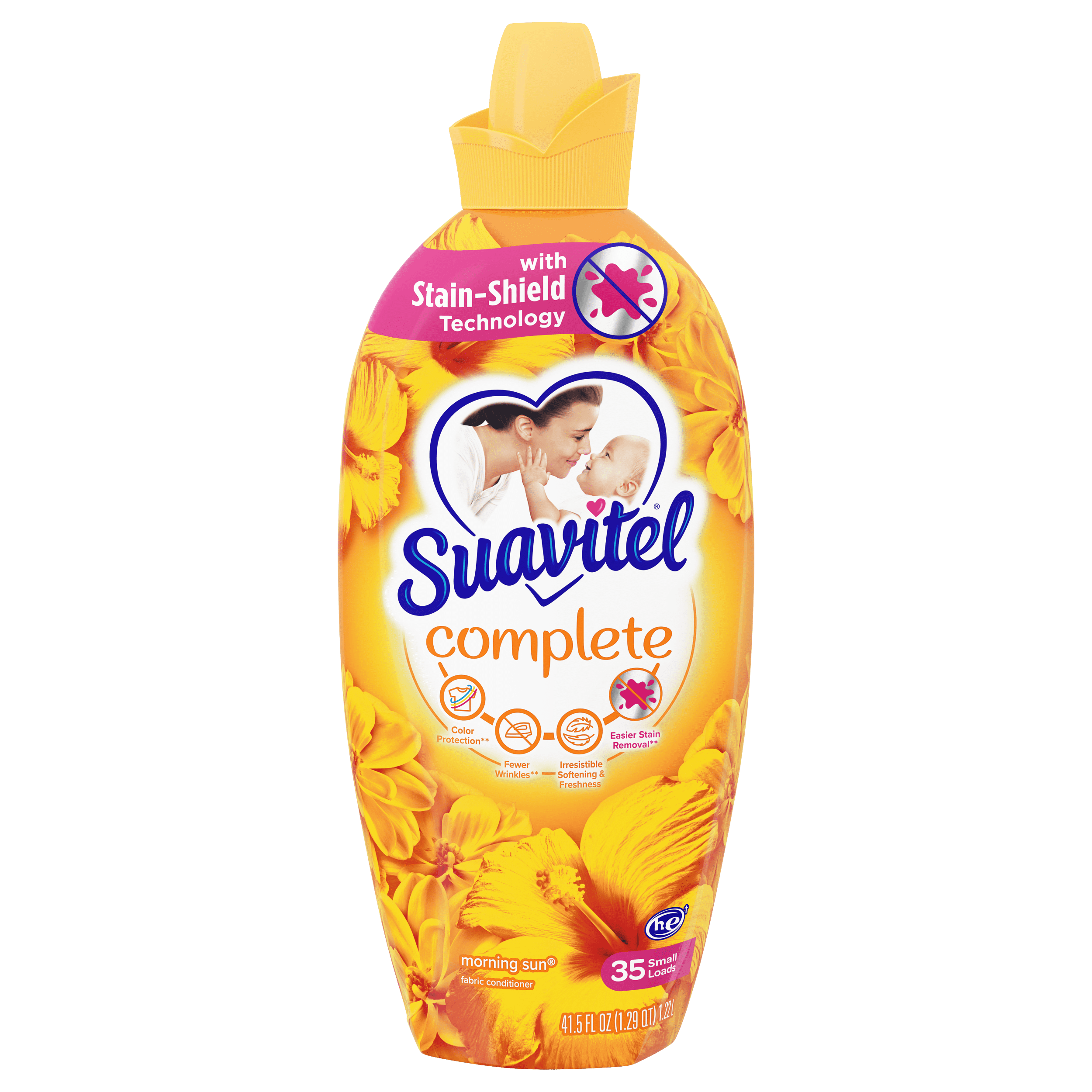 Suavitel Complete Fabric Softener, Morning Sun - 35 Small Loads ...