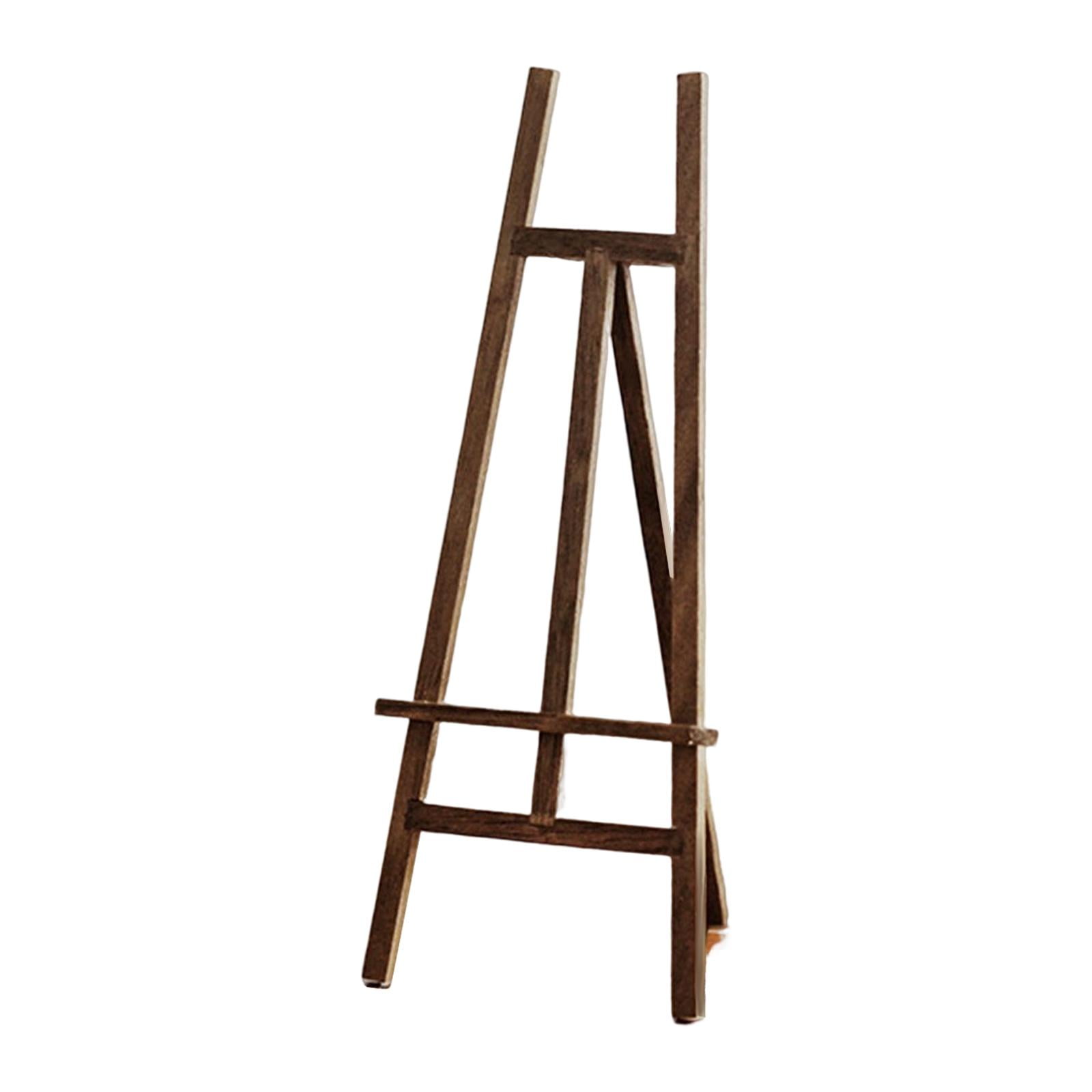 1 12 Dollhouse Miniature Easel Wooden Easel Easel Doll House Accessory Art Supplies Painting Tool Balcony Miniature Dollhouse Accessories Style A