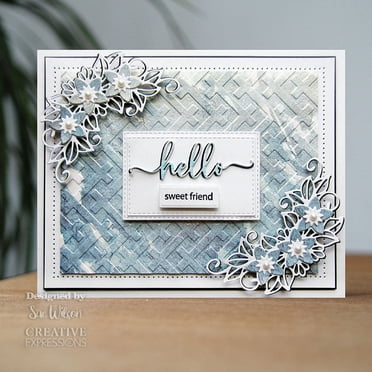 Embossing Folder Paw Print Background 4.25X5.75 By Darice - Walmart.com