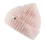 Jessica Simpson Women's Pearl Knit Cuffed Beanie Hat - Walmart.com
