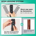 7-Day Waterproof Metal Pill Organizer, Weekly Stackable Pill Box ...