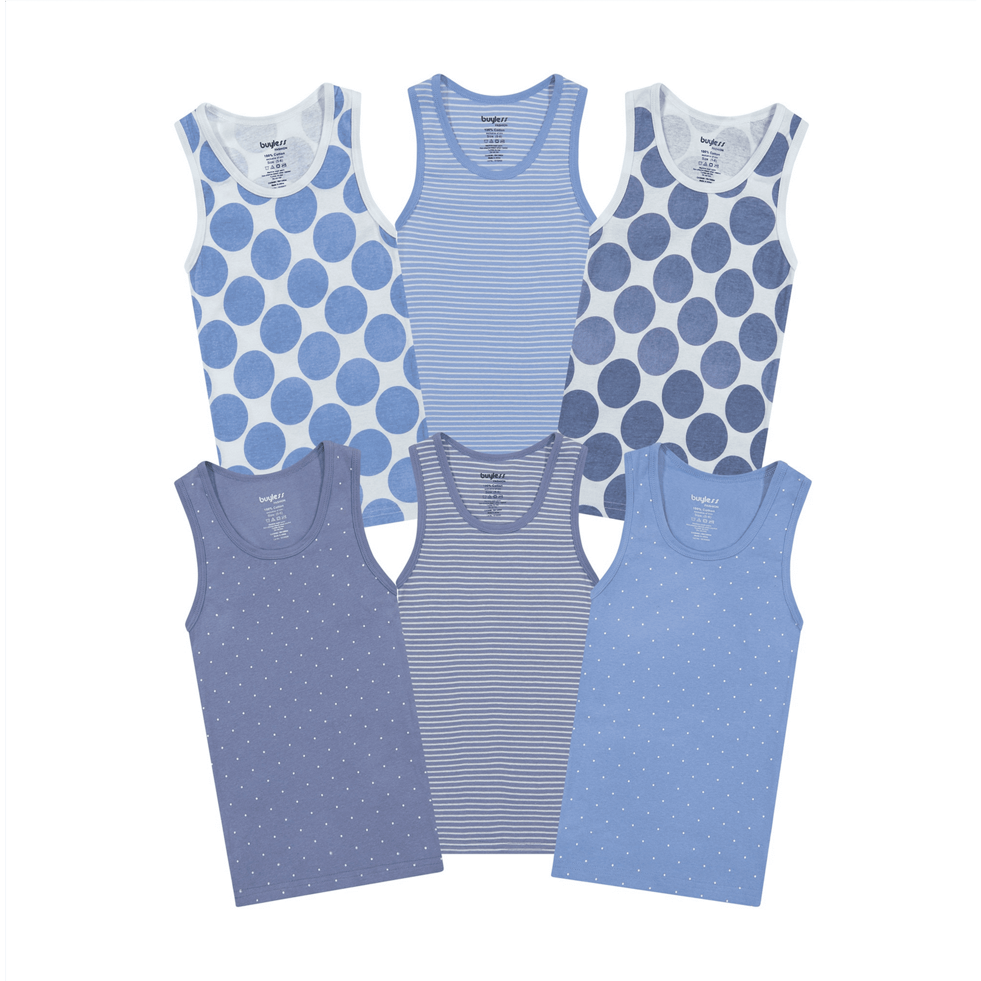 Click here for Buyless Fashion Boys Scoop Neck Tagless Undershirt... prices