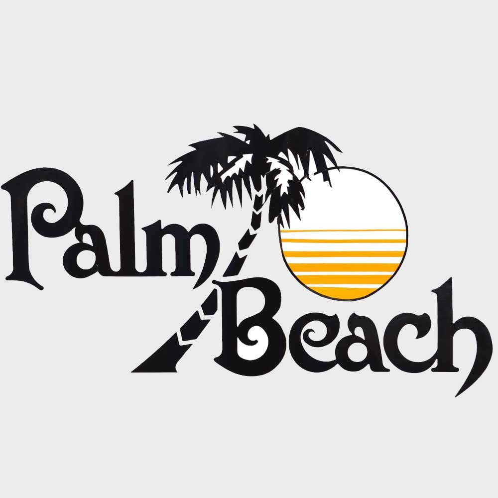 Palm Beach Pontoon Boat Brand Logo Decal | 15 x 8 1/4 Inch - Walmart.com