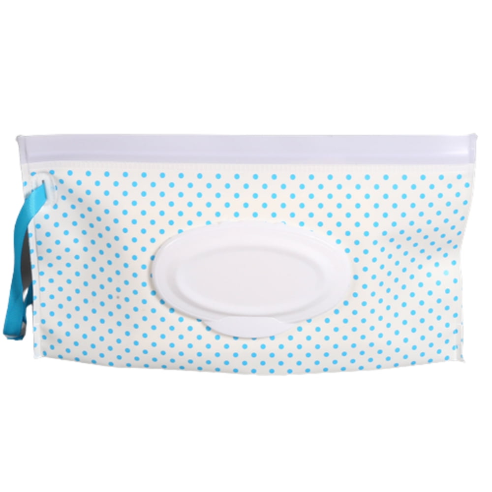 SUTENG Baby Wet Wipes Tissue Box Flip Cover Snap-Strap Wipes Holder ...