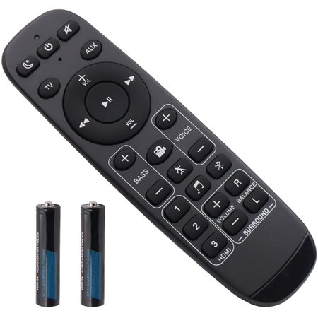 New Remote Control with Battery for Polk Audio Surroundbar Soundbar RE6915-1, RE69151, RTRE69151 ...