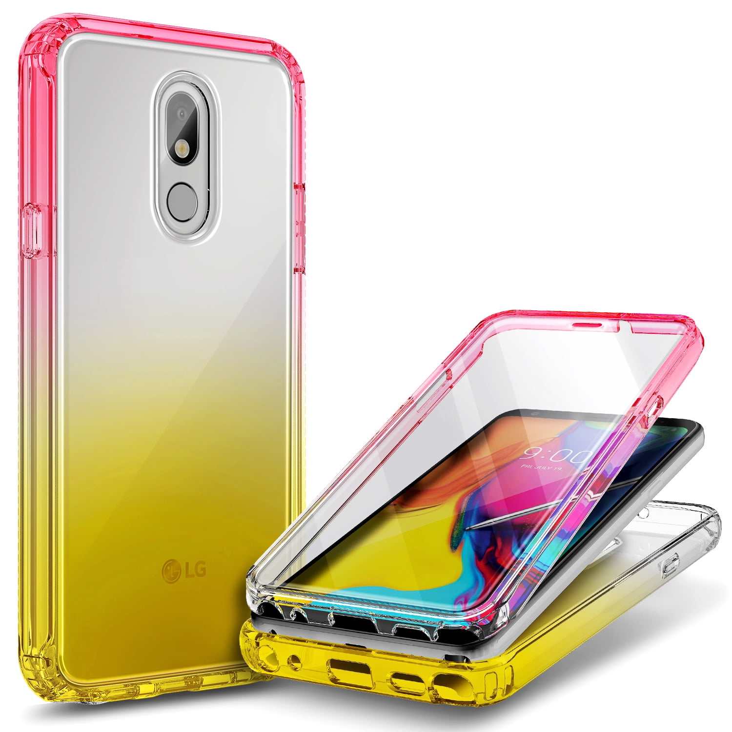 For LG Stylo 5 Case, Stylo 5X/Stylo 5V/Stylo 5+ Plus with Built-in ...