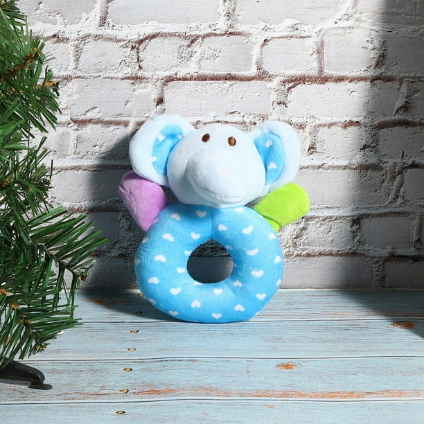 Hand Bell Plush Toy Hand-Cranking PlushToy Soft Lovely Baby Monkey ...