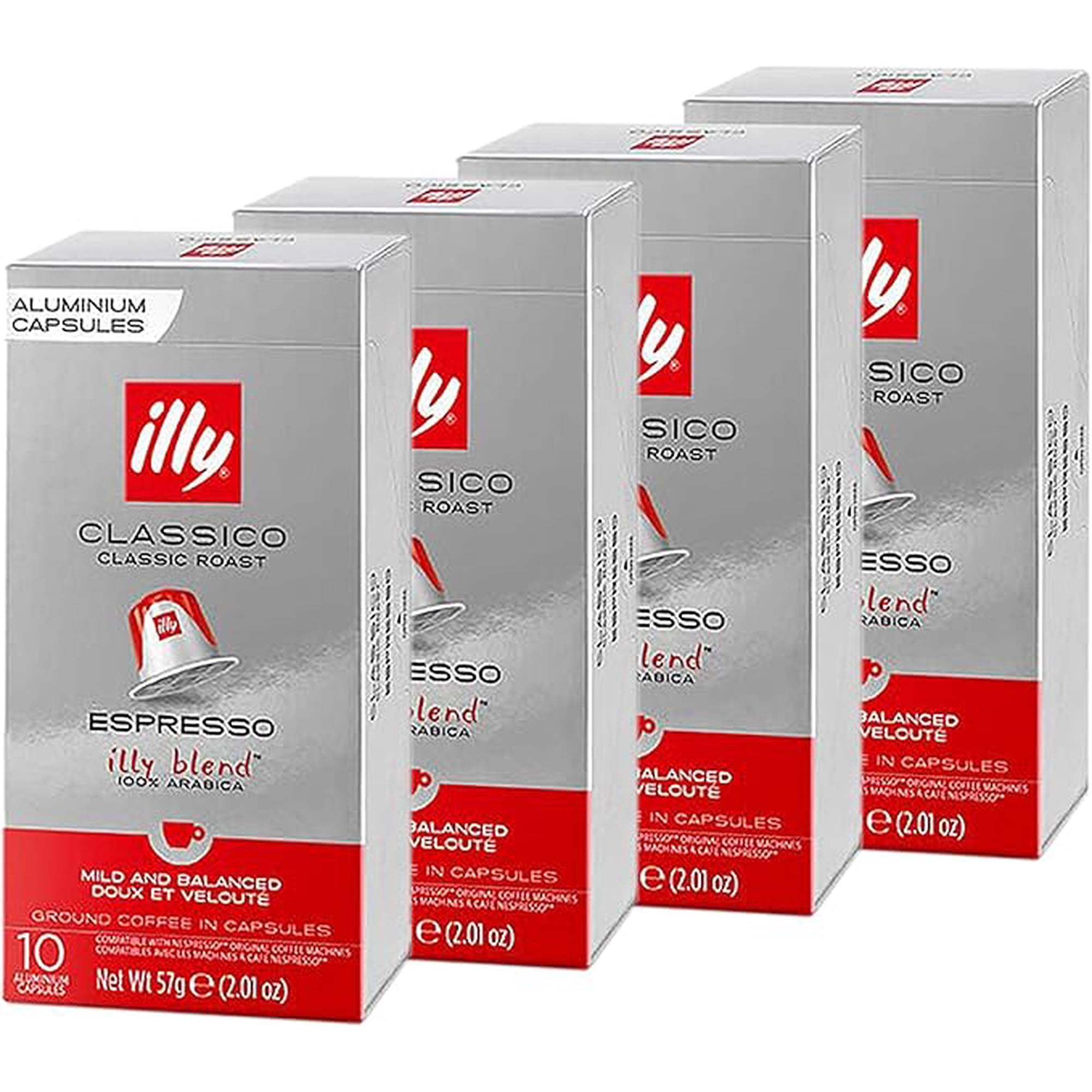 Click here for Pack Of 4 - Illy Nespresso Compatible Capsules - C... prices