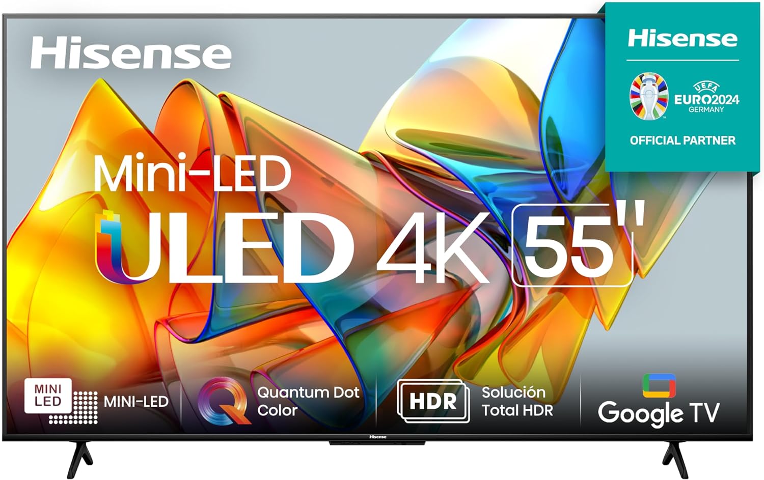 Hisense Pantalla Mini LED 4K de 55" U6K Google TV | Walmart en línea