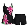 CAIXIA Girls Mermaid Swimsuit One Piece Bathing Suit Drawstring Bottoms ...