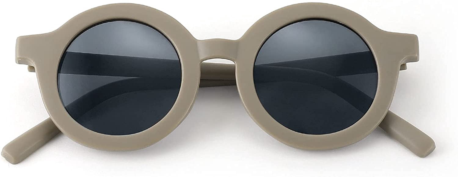 FEISEDY Cute Round Sunglasses for Kids Girls Boys Babies UV400 ...