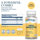 Solaray Mega Quercetin, Pure Antioxidant Vitamin Capsules, Healthy ...