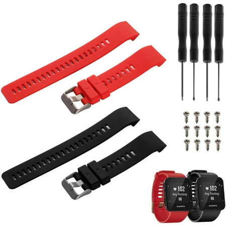 Lingssss Band Replacement for Garmin Forerunner 35 Soft Silicone ...