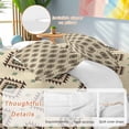 Bohemian Diamond Pattern Bedding Duvet Cover Set Queen Size 4 Pieces ...