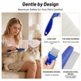 7 Pack Comb Set for Cats and Dogs, Stainless Steel & Plastic Combs with ...