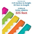 Carson-Dellosa Bright and Colorful Rolled Border Set 5 Pack (145301 ...