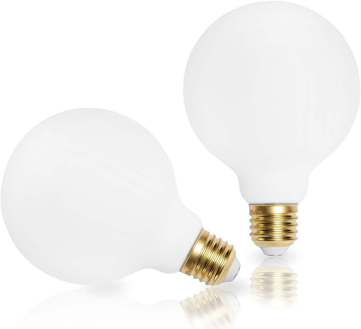KarlunKoy LED Globe Light Bulbs,Dimmable 8W (Equivalent 80 Watt) Edison ...