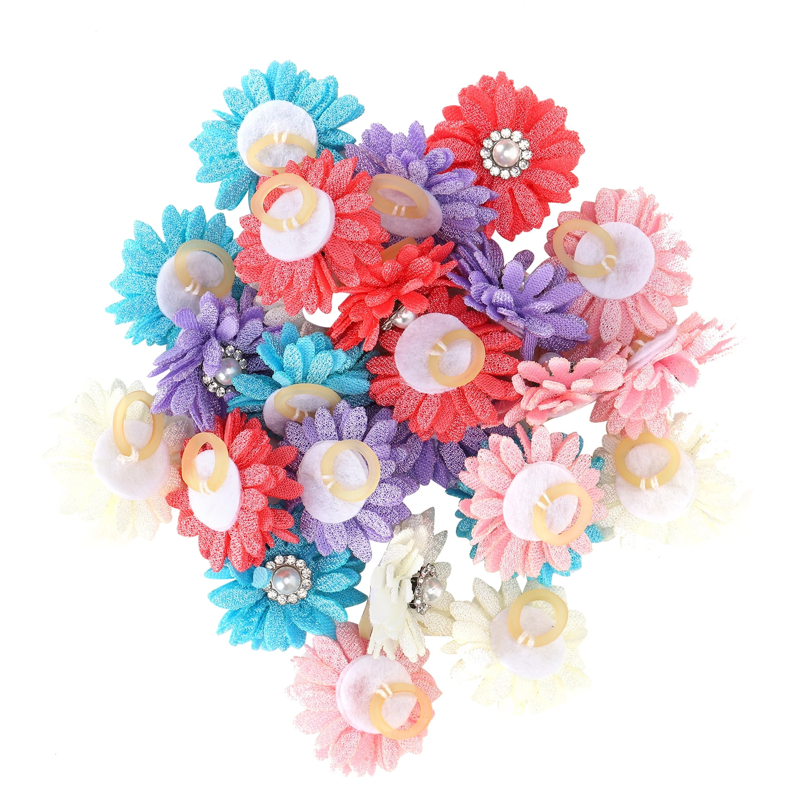 Lazos para el Pelo ANGGREK 25 unids/lote Flores para Perros y Gatos ...