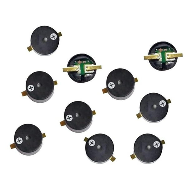 Black Passive SMD Buzzer Piezo Electric 5V 42 ohms 2700Hz 9x9x4.5mm ...