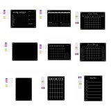 Milue Magnetic Chalkboard Calendar for Fridge, Magnetic Calendar ...