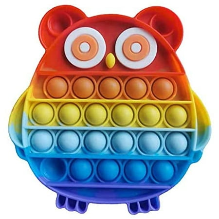 ICHUDAN Cheap Sensory Fidget Toy with Push Pop Bubble Simple-Dimples ...