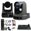 Panasonic AW-HE40SW PTZ Camera with HD-SDI Output (White) Base Bundle ...
