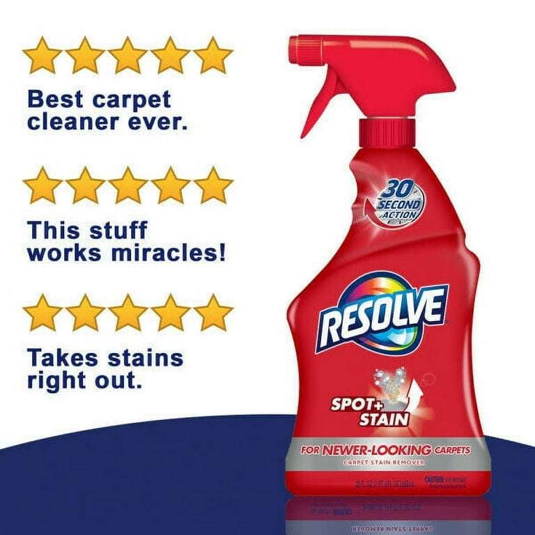 Resolve Stain Remover Logo Resolve Stain Remover Carpet Cleaner, Spray