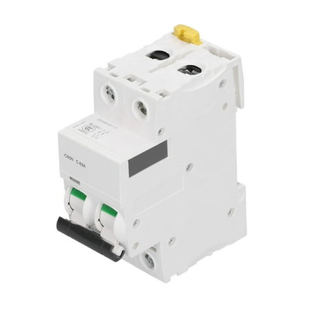 LYUMO 2P Circuit Breaker,Circuit Breaker 2P Low Voltage 6000A Breaking Capacity DIN Rail Mount ...