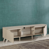 Cfowner Mid-Century Modern TV Stand for 70 Inch TV, Entertainment ...