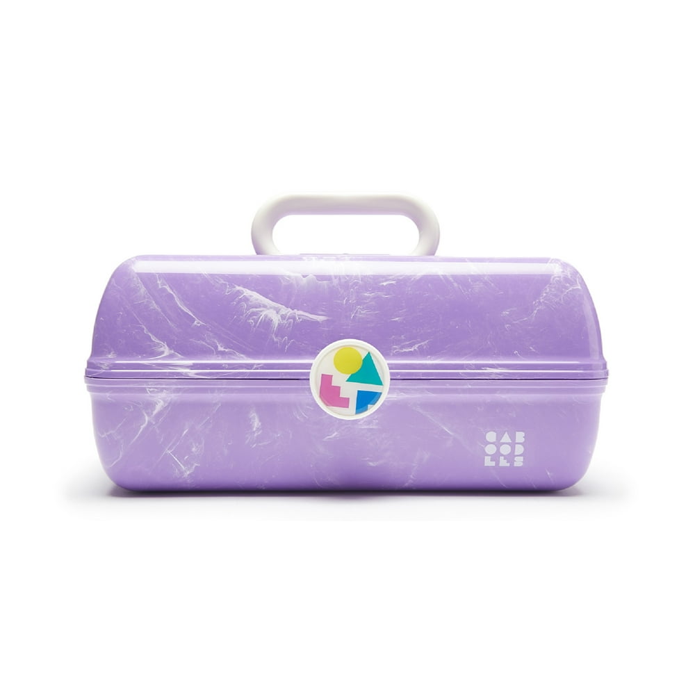 Caboodles On-The-Go-Girl Classic Cosmetic Case, Purple Marble - Walmart ...