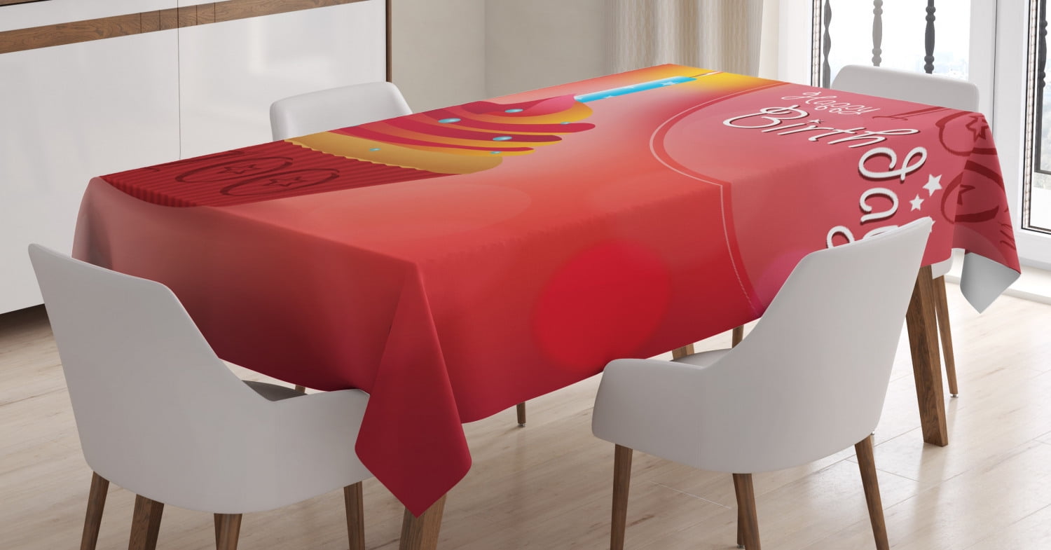 100th Birthday Decorations Tablecloth 100 Years Party Cupcake With 100th-birthday-decorations-tablecloth-100-years-party-cupcake-with