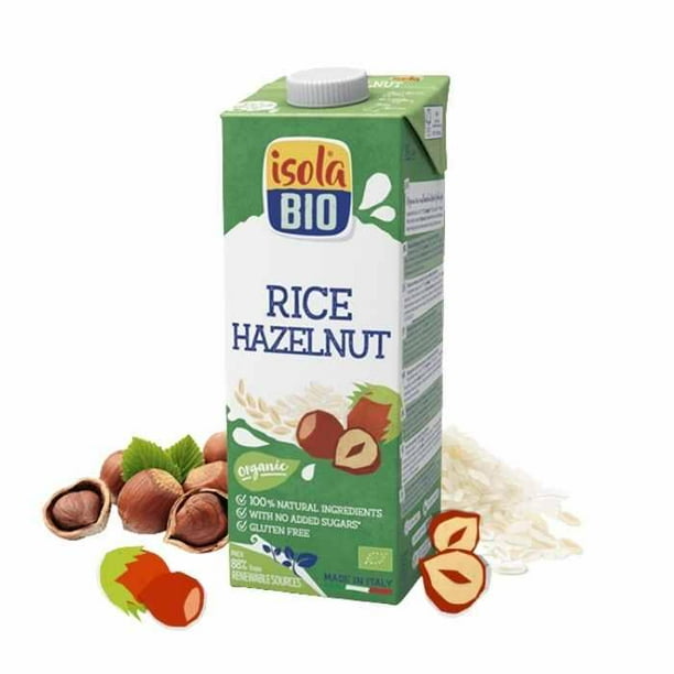 Isola Bio - Organic Rice and Hazelnut Drink, 1L - Walmart.ca