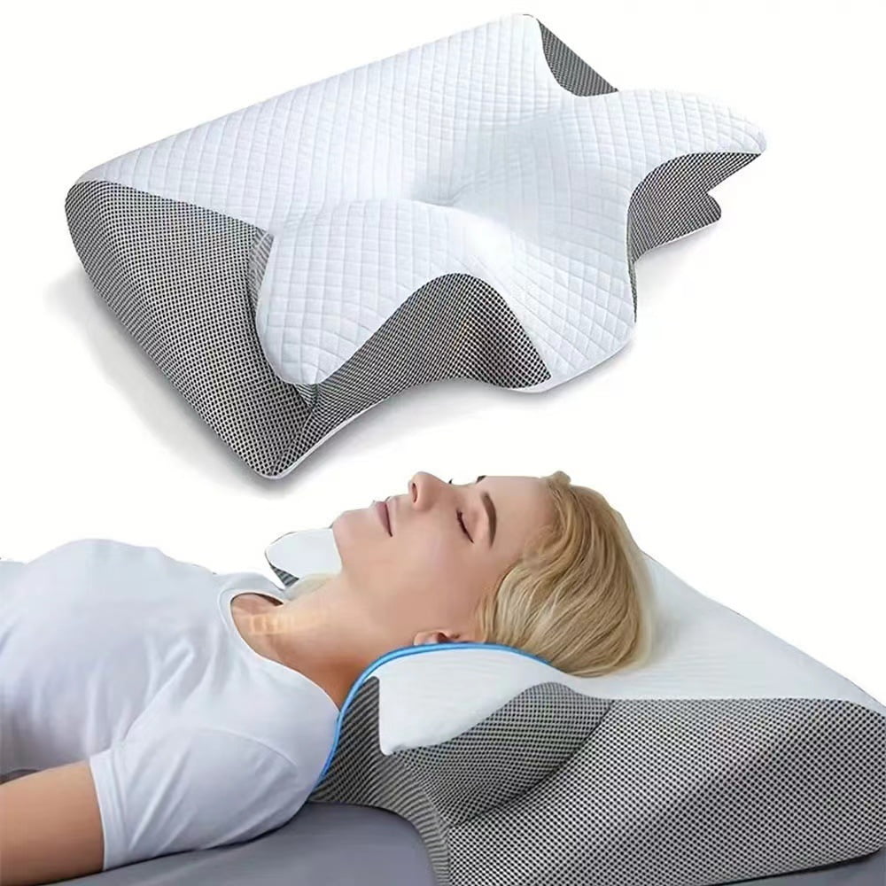 Click here for Fokelyi Memory Foam Cervical Pillow  2 In 1 Ergono... prices
