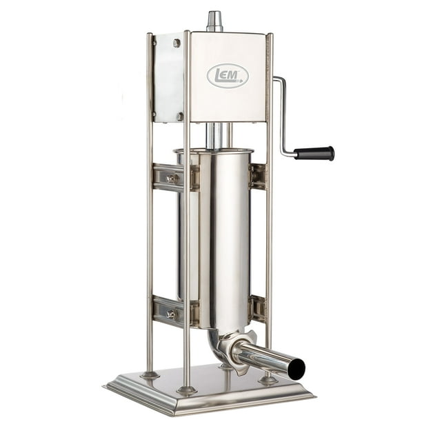 Big Bite 10lb Stainless Steel Vertical Stuffer w/2 Speeds - Walmart.com