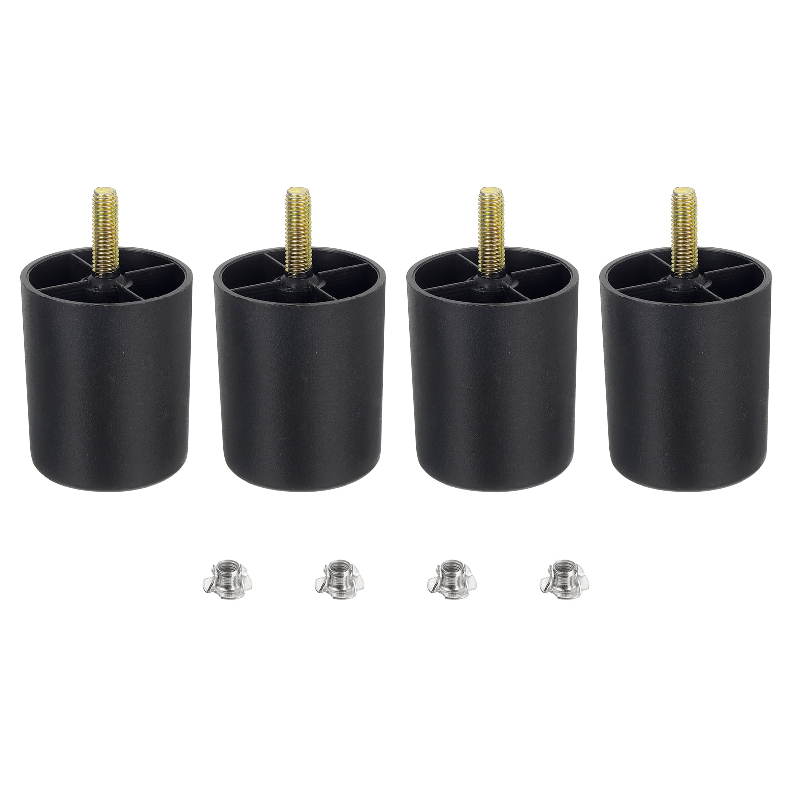 Click here for Uxcell 2.4 Inch Plastic Round Tapered Furniture Le... prices