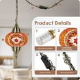 Turkish Moroccan Pendant Hanging Light with 15-Foot Cord - Exquisite ...