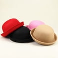 Fedora Hat for Men & Women,Blend Round Crown with Brim,Classic Vintage ...