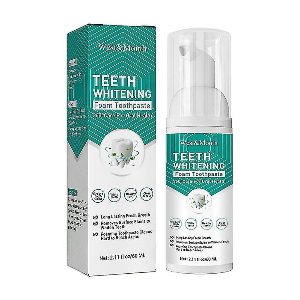 Teethaid Mouthwash Whitening Toothpaste Mousse Foam Stain Removal Oral ...