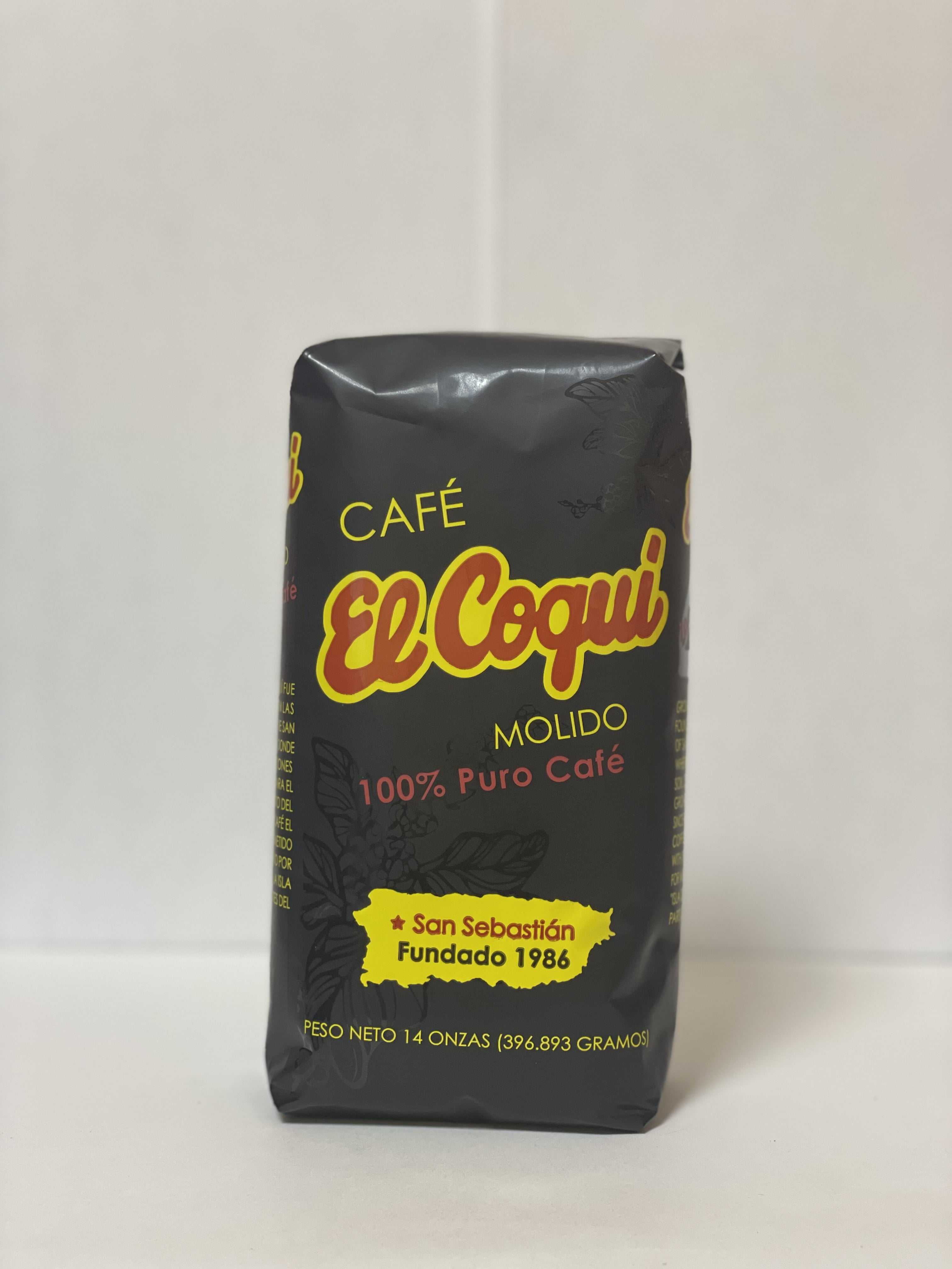 Cafe El Coqui Molido Coffee 14 Ounce Bag - Walmart.com