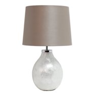 Simple Designs Stonies Small Stone Look Table Bedside Lamp - Walmart.com