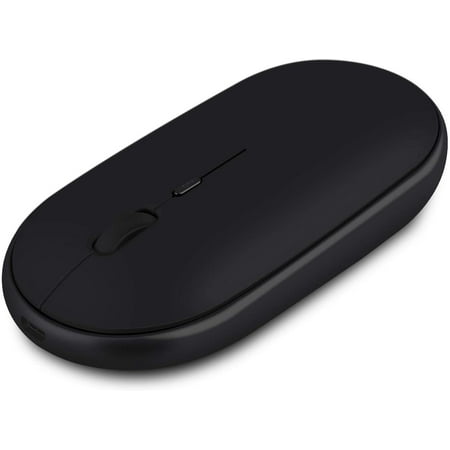 Rechargeable Wireless Mouse, 2.4G Ultra-thin Computer Mouse, Optical ...