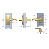 Storm Door Lever Handle Set - Walmart.com