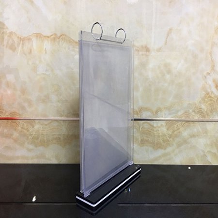 2X A4 Flip Table Menu Stand Multi-Page Table Card Rack Menu Display ...