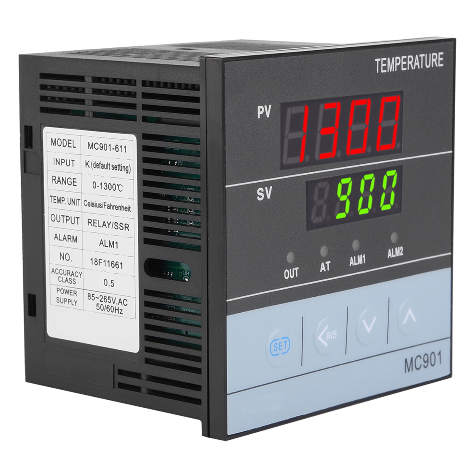 Controlador de temperatura digital PID, MC901 Temperatura PID digital Controlador de temperatura ...