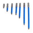7-Piece Magnetic Screwdriver Bit Set with Magnetizer Tool - Alloy Steel ...