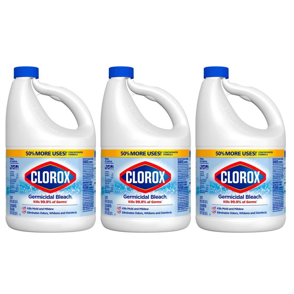 121 Oz. Concentrated Germicidal Liquid Bleach Cleaner (3-Pack ...