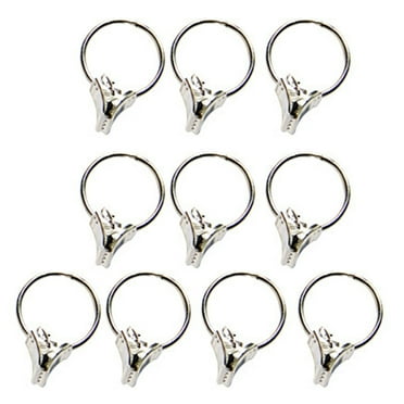 Uxcell Curtain Rings with Clips, 14 Pack Drapery Curtain Clip Rings, 2. ...