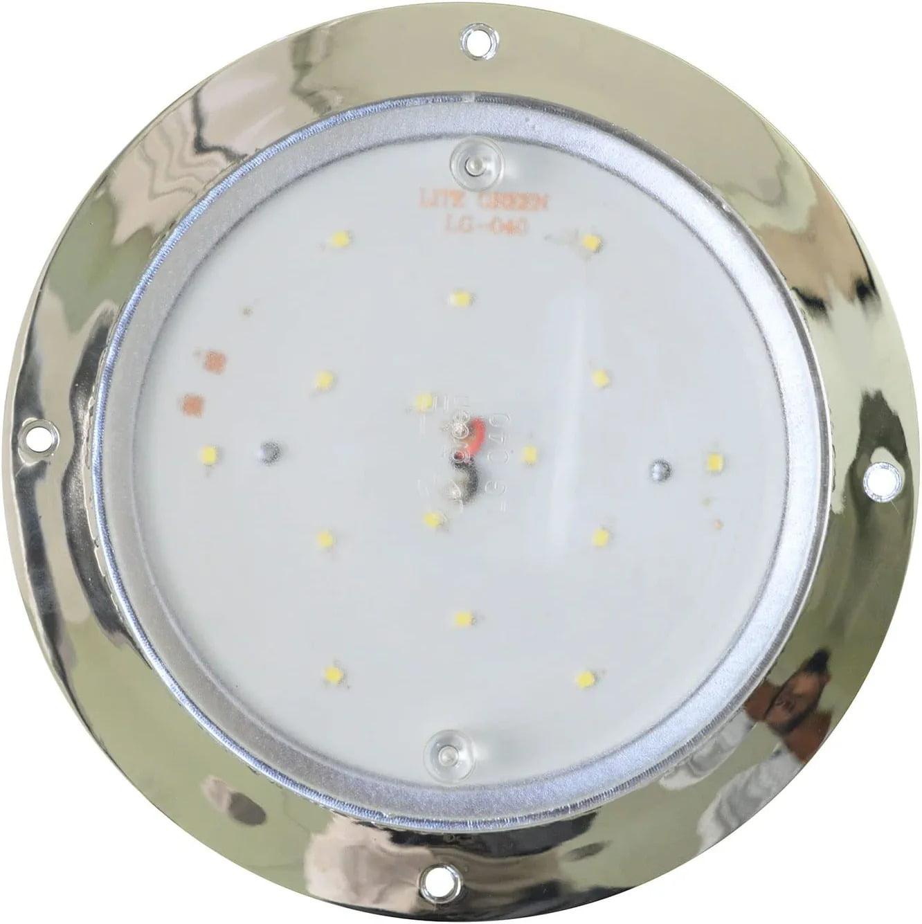 APSMOTIV 24v LED Round Shape Single Roof Ceiling Light with Chrome Body ...