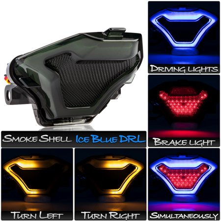 Motorcycle Led Taillight Brake Rear Turn Signal Indicator Lamp Tail ...
