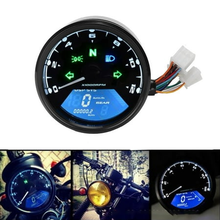 Digital Display Motorcycle Instrument LED Display Digital Gear ...